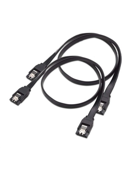 Xrj 2 Adet Kilitli Sata Siyah Disk Kablosu