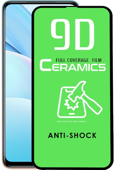 SKV Mobile Xiaomi Mi 10T Lite Seramik Esnek Tam Ekran Koruyucu Kırılmaz Cam