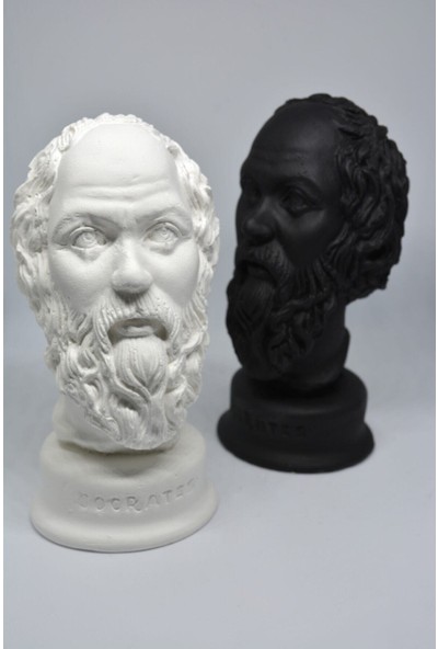 Isem 2’li Sokrates Büst Heykel Biblo Isem 2’li Sokrates Büst Heykel Biblo