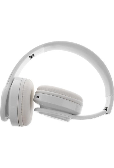 Mic Beyaz Bluetooth Kulaklık Kulaklık