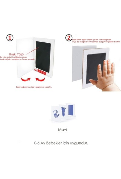 El Ayak Izi Kalıbı Seti