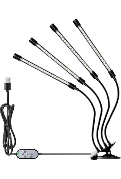 Fairy Usbli 4 Başlı Tam Spektrum Bitki Büyütmek Için Gün Işığı - Gün Işığı (Yurt Dışından) Fairy Usbli 4 Başlı Tam Spektrum Bitki Büyütmek Için Gün Işığı - Gün Işığı (Yurt Dışından)