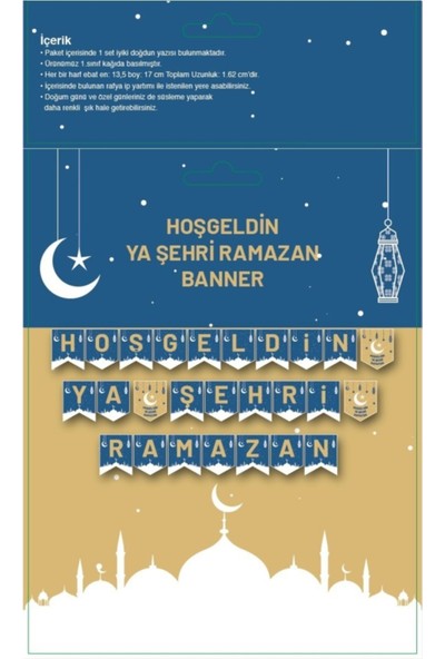 Ceylin Parti Balon Hoşgeldin Ramazan - Hoşgeldin Ya Şehri Ramazan Yazı