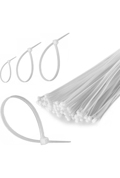 Klips Plastik Kablo Bağı 3.6X250 Cırt Kelepçe Plastik Kelepçe 100 Lü Klips Plastik Kablo Bağı 3.6X250 Cırt Kelepçe Plastik Kelepçe 100 Lü