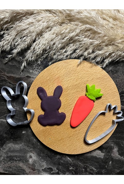 Small Shapes Havuç-Tavşan 2'li Set Kurabiye Kalıbı Small Shapes Havuç-Tavşan 2'li Set Kurabiye Kalıbı