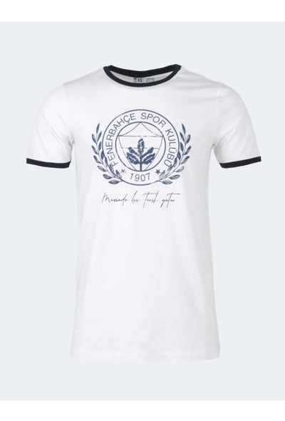 Erkek Kolej Tramlı Logo T-Shirt