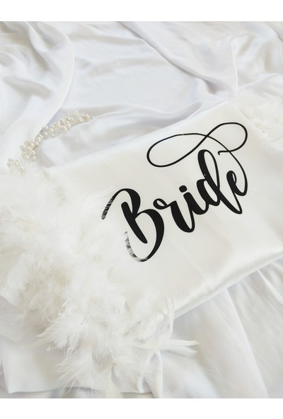 Bride, Gelin Sabahlık Kollar Tüylü