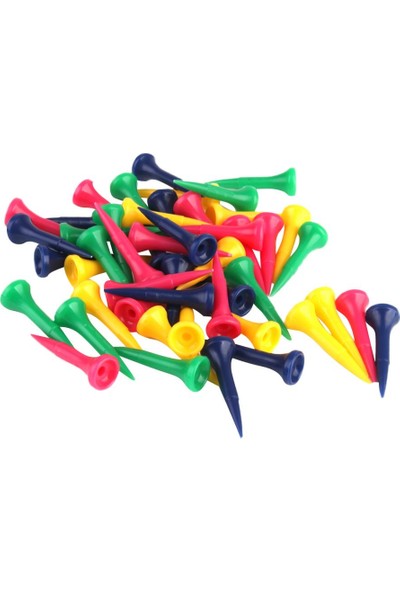 Paketi 50 Adet Karışık Renkler Plastik Mezun Golf Tees 40MM Golfçü Aksesuarları Paketi 50 Adet Karışık Renkler Plastik Mezun Golf Tees 40MM Golfçü Aksesuarları