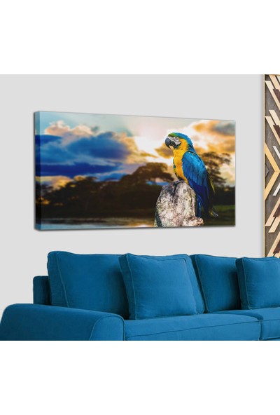 Papağan Dekoratif Kanvas Tablo 1123 Papağan Dekoratif Kanvas Tablo 1123