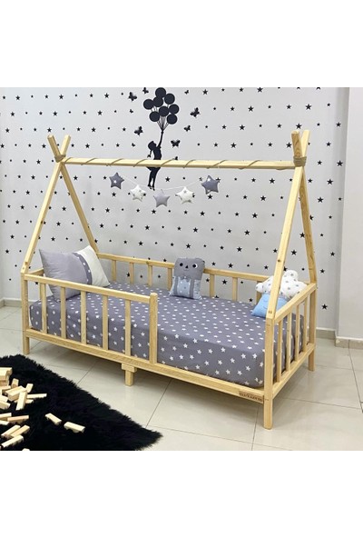 Bayev Markaawm Montessori Yatak Doğal Çam Ağacı Kızılderili Bayev Markaawm Montessori Yatak Doğal Çam Ağacı Kızılderili