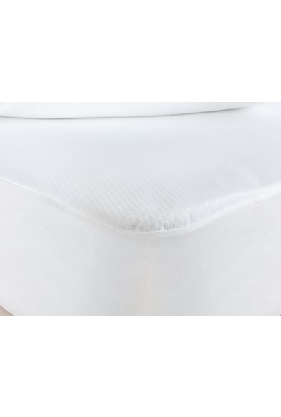 Madame Coco Flore Sıvı Geçirmez Fitted Tek Kişilik Yatak Alezi - Beyaz