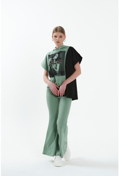 Westbrand Allerli Kız Baskılı Kapüşonlu Takım