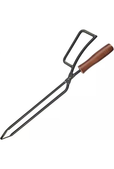 Metalya Soba Maşası Şömine Mangal Maşası Kömür Maşası