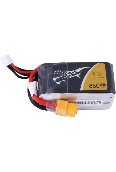 Tattu 850MAH 14.8V 75C 4S1P Lipo Batarya Tattu 850MAH 14.8V 75C 4S1P Lipo Batarya