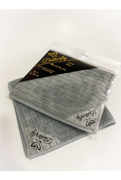 Butterfly Mikrofiber Ovma Bezi Çift Taraflı 40X40CM (Koku Hediyeli) Butterfly Mikrofiber Ovma Bezi Çift Taraflı 40X40CM (Koku Hediyeli)
