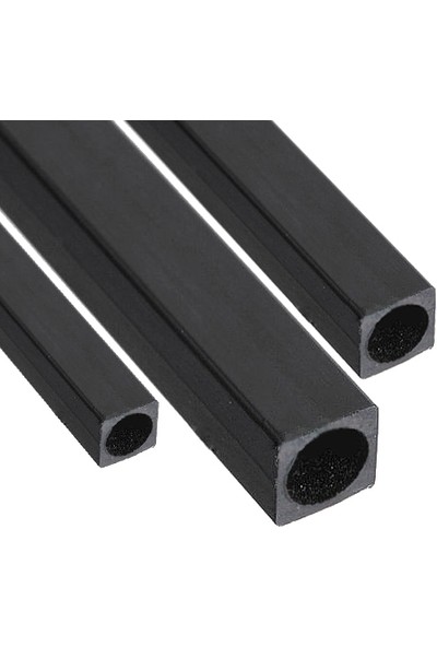 Carbon 10MM x 10MM x 8.5mm - 1000MM Dışı Kare Içi Yuvarlak Karbon Boru Carbon 10MM x 10MM x 8.5mm - 1000MM Dışı Kare Içi Yuvarlak Karbon Boru