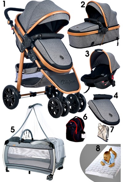 Baby Home 8'in1 Yeni Ekonomi Paket Set Baby Home 935 Travel Sistem Bebek Arabası 610 Oyun Parkı Park Yatak Beşik Baby Home 8'in1 Yeni Ekonomi Paket Set Baby Home 935 Travel Sistem Bebek Arabası 610 Oyun Parkı Park Yatak Beşik