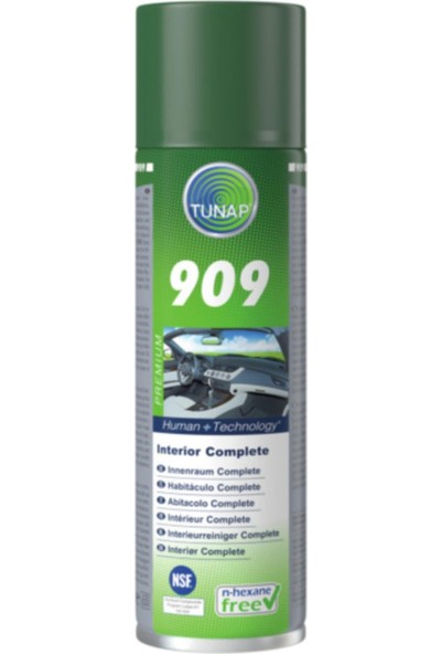 Tunap 909 Araç Içi Genel Temizleyici 500 ml