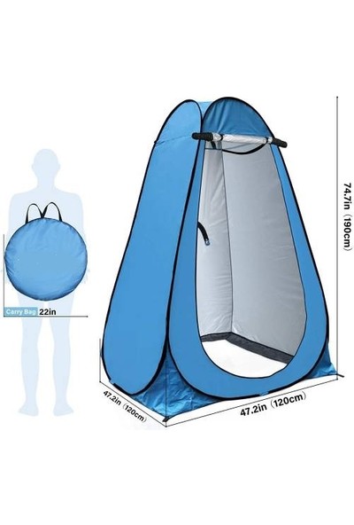 Seçkin Otomatik Kabin Çadırı Giyinme,wc,duş Amaçlı Kullanım