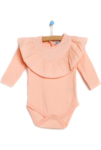 Hellobaby Kaşkorse Fırfır Uzun Kol Body