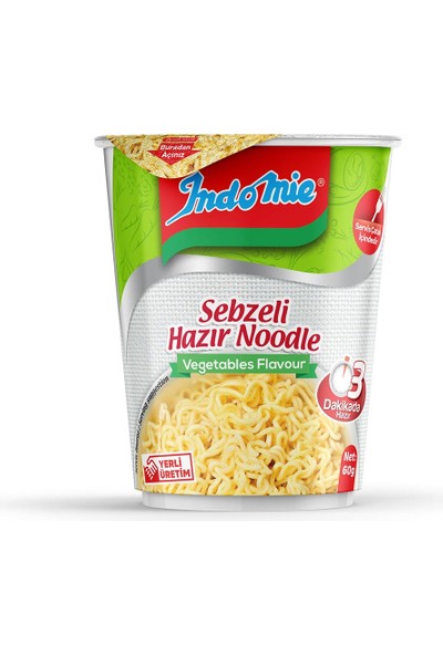 Indomie Bardak Sebzeli Hazır Noodle Indomie Bardak Sebzeli Hazır Noodle
