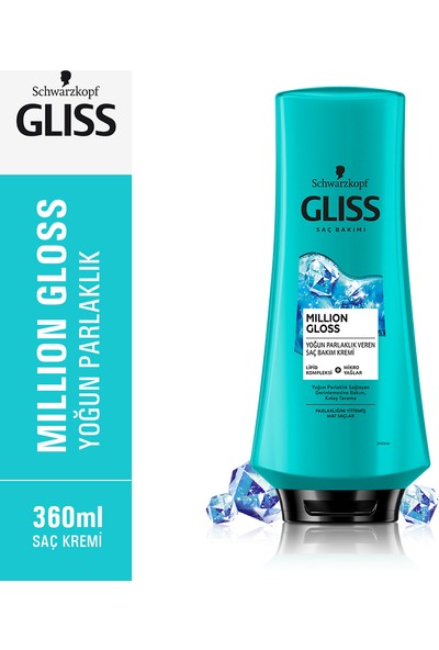 Gliss Million Gloss Saç Kremi 360 ml Gliss Million Gloss Saç Kremi 360 ml