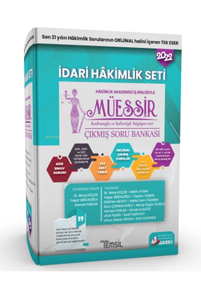 Müessir İdari Hakimlik Seti 2022