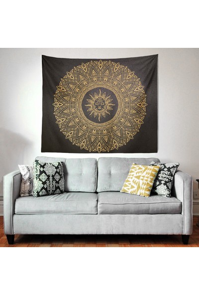 Wallhang Mandala Sun Duvar Örtüsü 150X130 cm