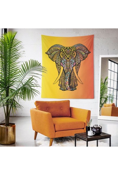 Wallhang Fancy Elephant Duvar Örtüsü 130X150 cm Wallhang Fancy Elephant Duvar Örtüsü 130X150 cm