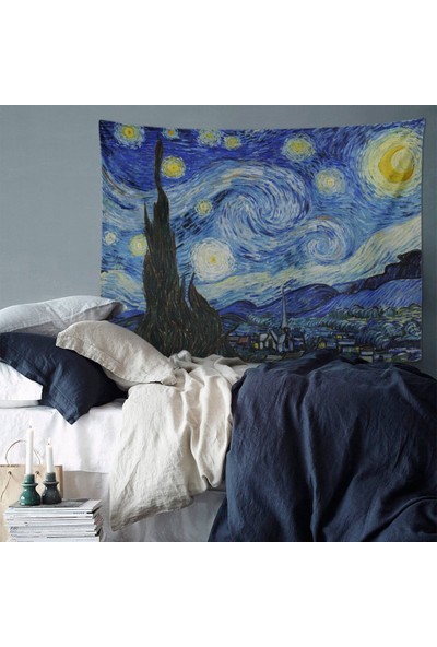 Wallhang The Starry Night Duvar Örtüsü 130X100 cm