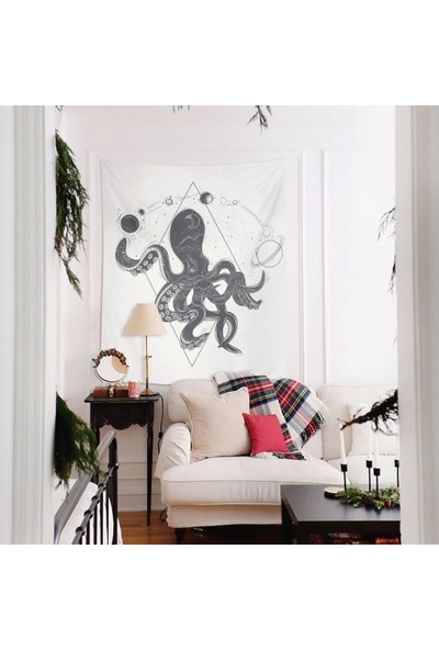 Wallhang Cosmic Octopus Duvar Örtüsü 130X150 cm Wallhang Cosmic Octopus Duvar Örtüsü 130X150 cm