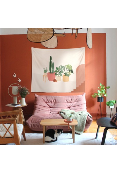 Wallhang Plants Duvar Örtüsü 150X130 cm