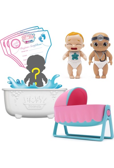 Baby Secrets Sürpriz Figür ve Beşik Seti Baby Secrets Sürpriz Figür ve Beşik Seti