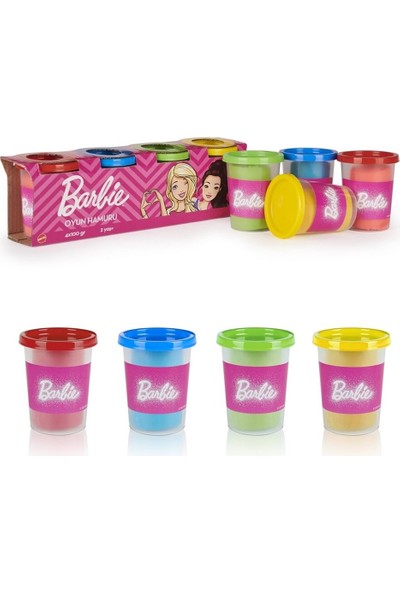 Barbie Oyun Hamuru 4'lü Paket