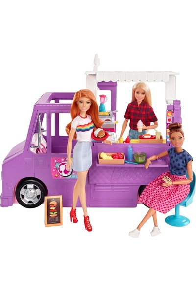 Barbie Barbie'nin Yemek Arabası Oyun Seti Barbie Barbie'nin Yemek Arabası Oyun Seti