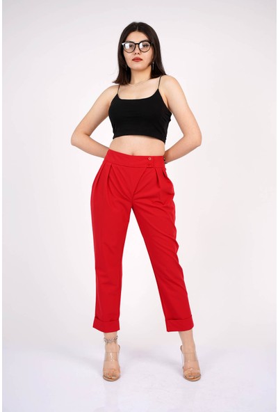 MissVina Y-3959 Y Çift Düğmeli Duble Paça Pantolon