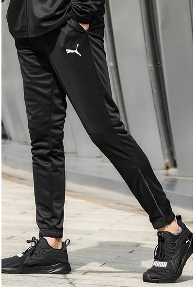 Puma Team Poly Erkek Eşofman Alt 657390-03 Siyah Puma Team Poly Erkek Eşofman Alt 657390-03 Siyah