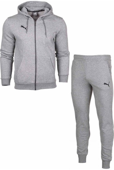 Puma Pamuklu Alt Sweatshirt Erkek Eşofman Takım PMR1002 Gri