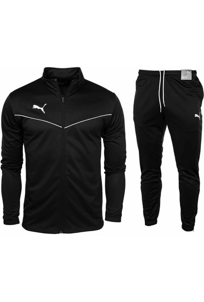 Puma Team Rise Drycell Raşel Kumaş Erkek Eşofman Takım PMR2000 Siyah