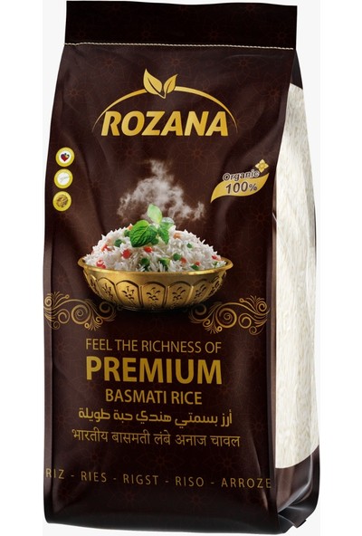 Rozana Basmati Pirinç 900 gr Rozana Basmati Pirinç 900 gr