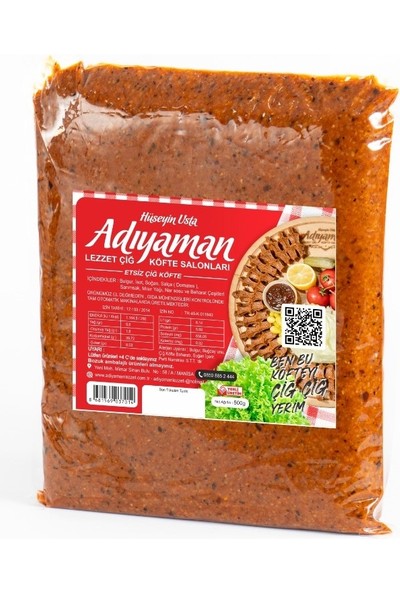 Adıyaman Lezzet Çiğ Köfte 1 kg Vakumlu Çiğköfte Adıyaman Lezzet Çiğ Köfte 1 kg Vakumlu Çiğköfte