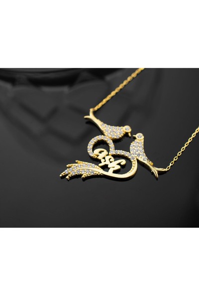 925 Ayar Gümüş Aşk Kumrular Kolye 925 Ayar Gümüş Aşk Kumrular Kolye