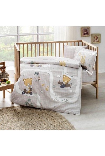 Taç - City Streets Pamuklu Bebek Nevresim Takımı