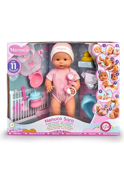 Nenuco Sara 11 Fonksiyonlu Et Bebek