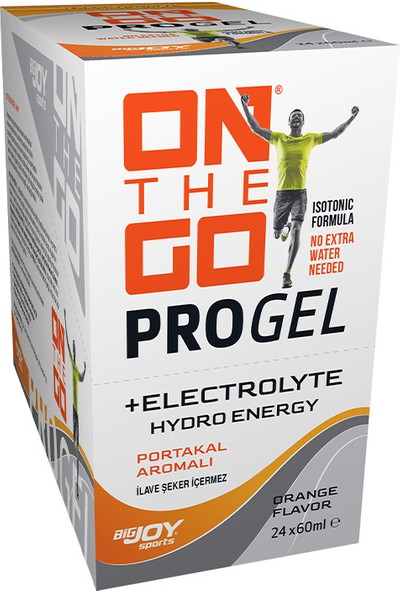 Onthego Progel + Electrolyte 60 ml x 24 Saşe Portakal