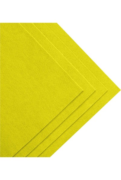 Endksm Renkli Hobi Keçe Sarı 100 cm x 100 cm 3mm