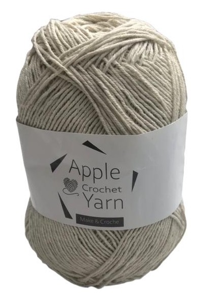 Merserize Pamuk Ip Taş Renk