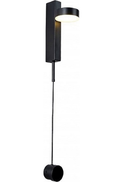 Decobulvar DC74151 7W 6500K (Beyaz Işık) 100CM Ledli Siyah Oynar Başlık Aplik Decobulvar DC74151 7W 6500K (Beyaz Işık) 100CM Ledli Siyah Oynar Başlık Aplik