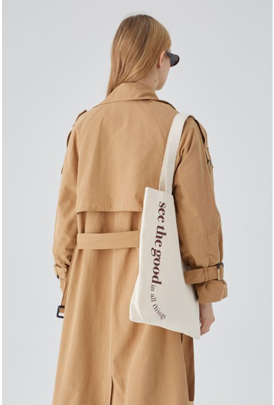 Manuka Baskılı Bez Çanta See The Good