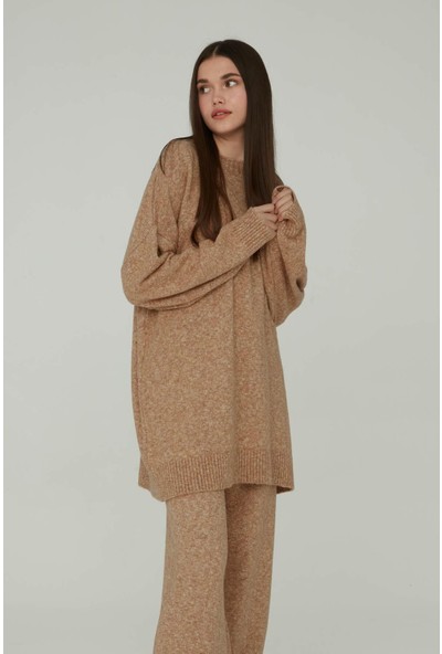 Manuka Wool Oversize Kazak Kahve